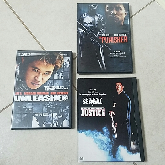 Media | Action Movie Night Combo 3 Dvd Set | Poshmark